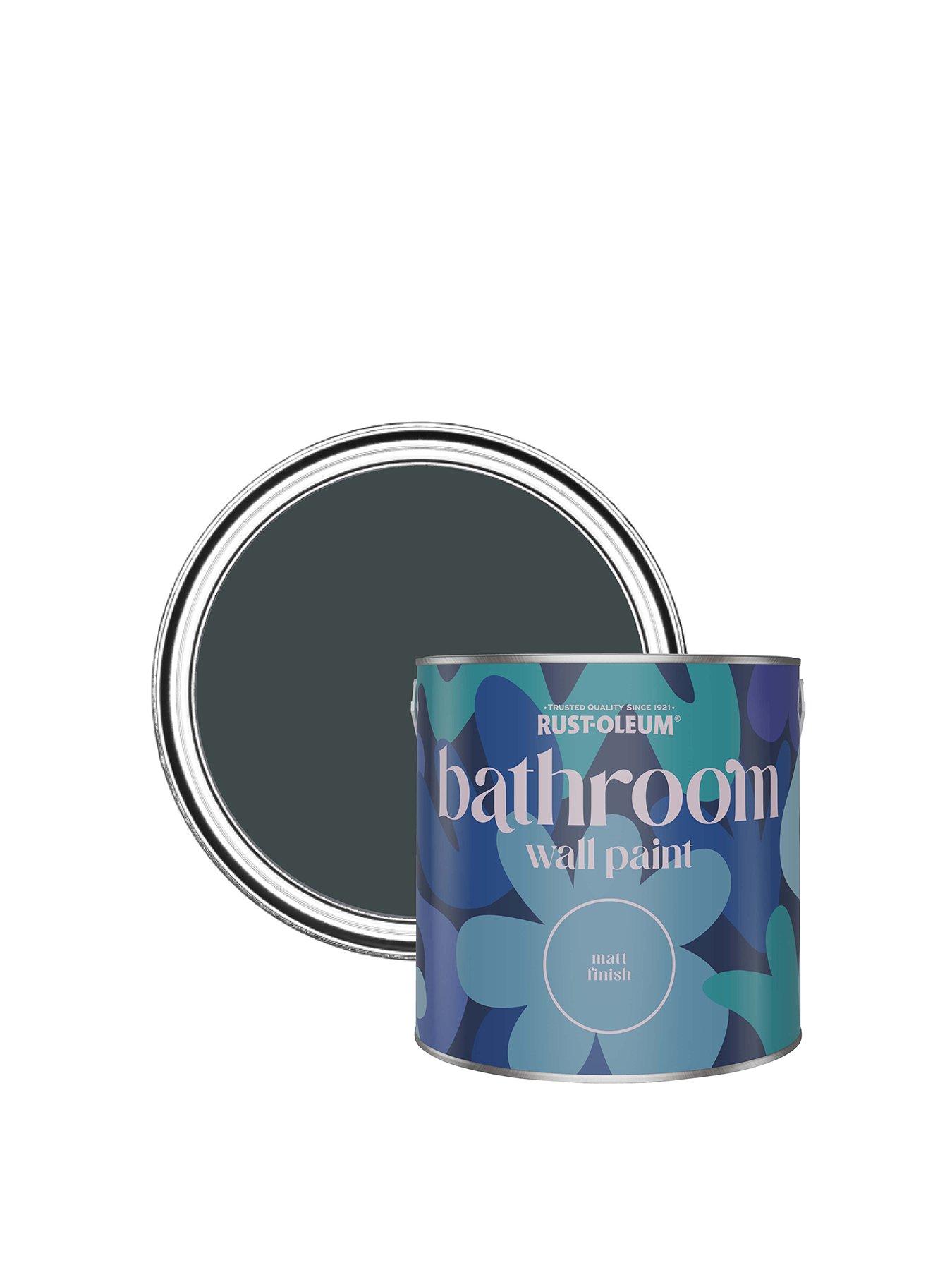 Rust-Oleum Bathroom Wall Paint in Black Sand – 2.5-litre tin | Very