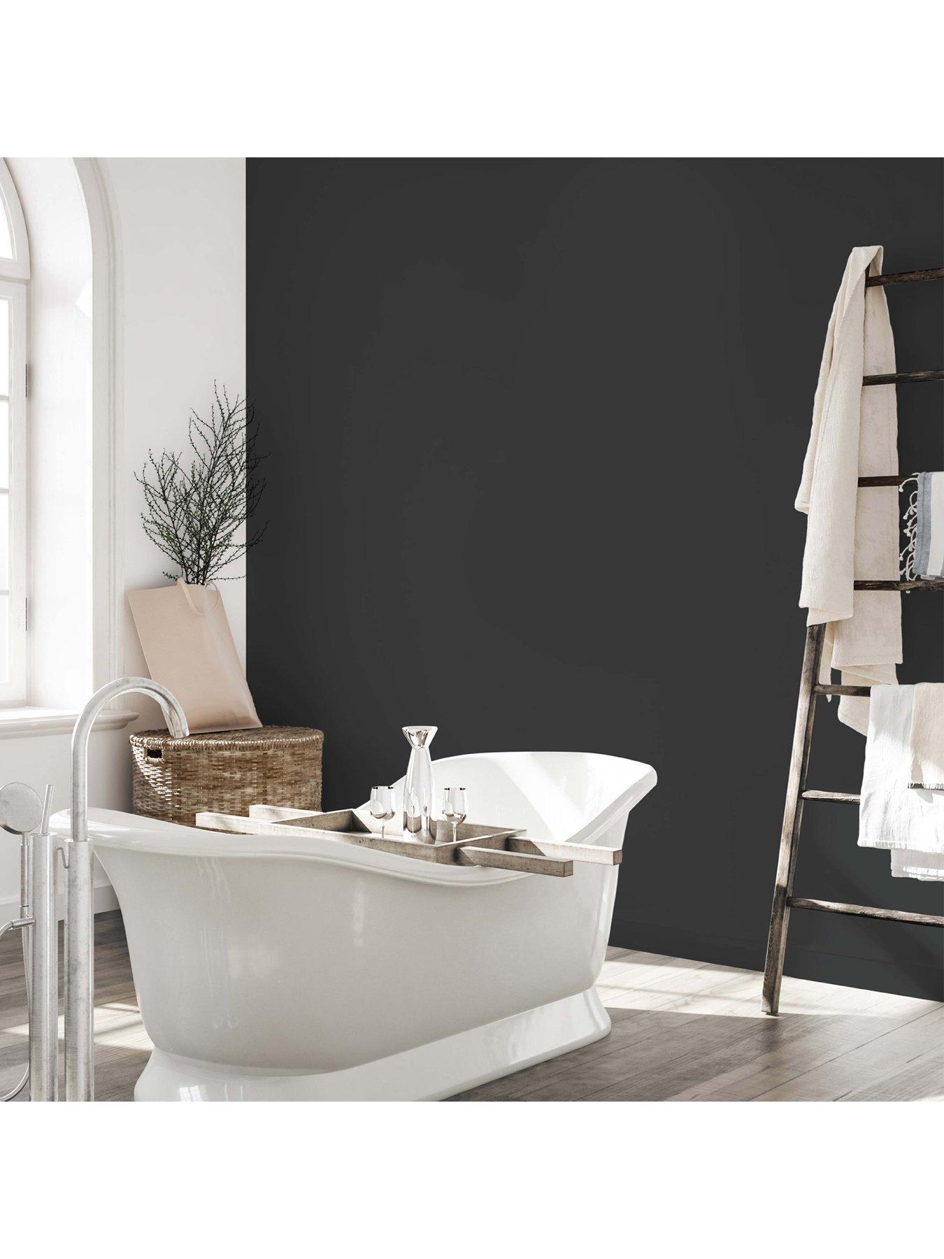 Rust-Oleum Bathroom Wall Paint in Black Sand – 2.5-litre tin | Very