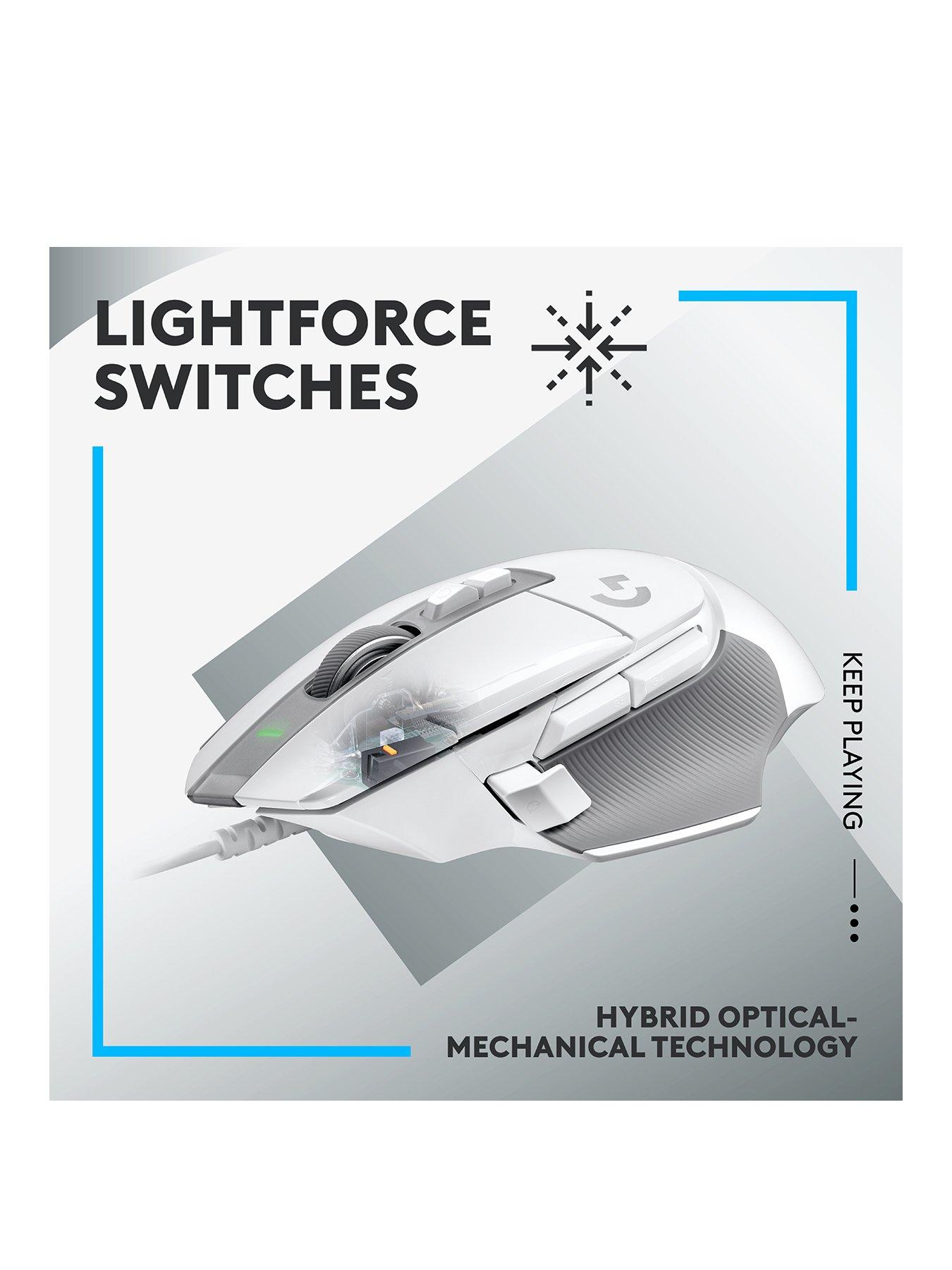 LogitechG G502 X Wired Gaming Mouse, HERO 25K gaming sensor, compatible ...