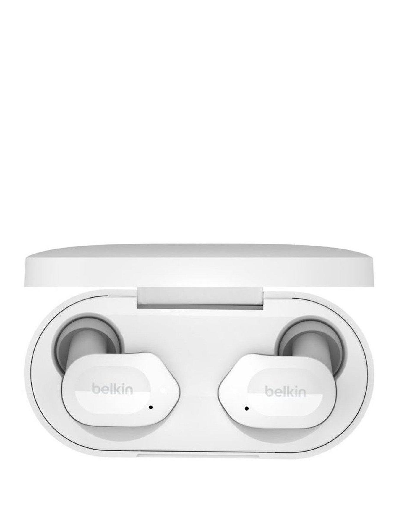 Belkin SOUNDFORM PLAY TRUE WIRELESS EARBUDS, White | very.co.uk