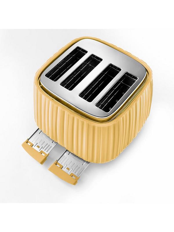 DeLonghi Ballerina 4-Slice Toaster - Yellow | Very DeLonghi Ballerina 4-Slice Toaster - Yellow | Very