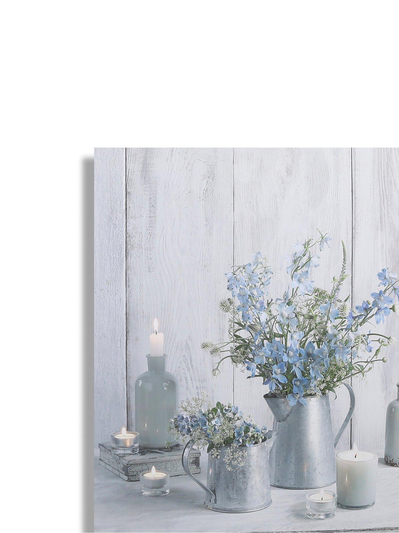 Art For The Home Something Blue LED Canvas Wall Art | Very