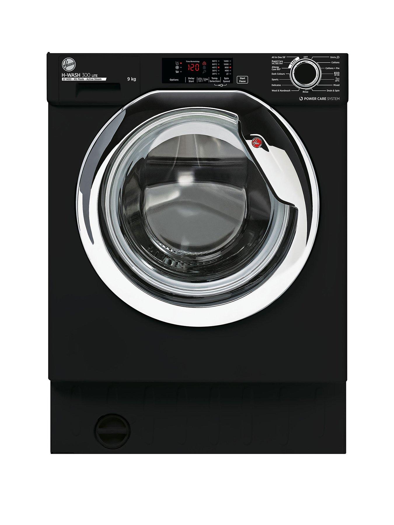 Hoover H-WASH HBWS 49D3ACBE/80 9kg Load, 1400 Spin Integrated Washing ...