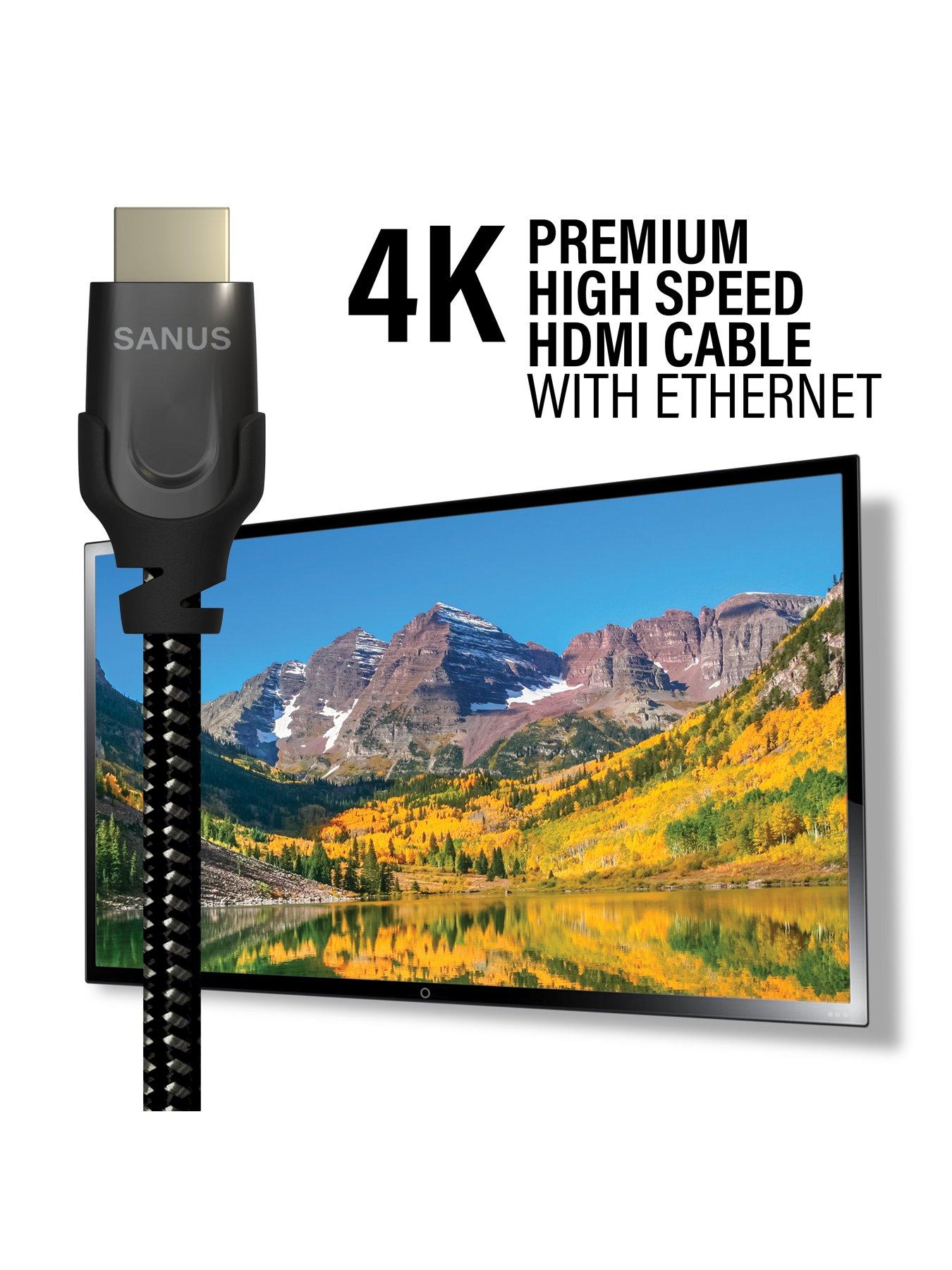 SANUS SAC-20HDMI3 Premium Certified High Speed HDMI Cable, 3-meter ...