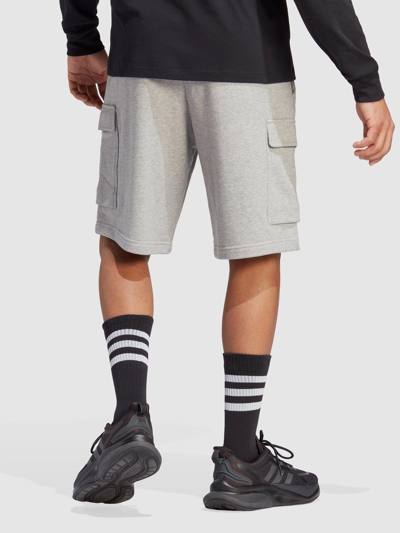 adidas Sportswear Essentials French Terry Cargo Shorts - Grey | Very