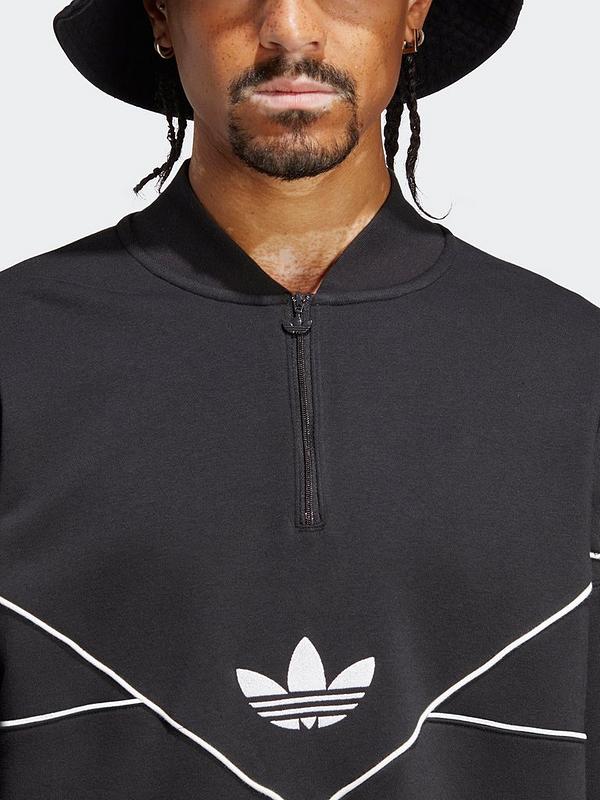 adidas Originals Adicolor Seasonal Archive Half-Zip Crew adidas Originals Adicolor Seasonal Archive Half-Zip Crew