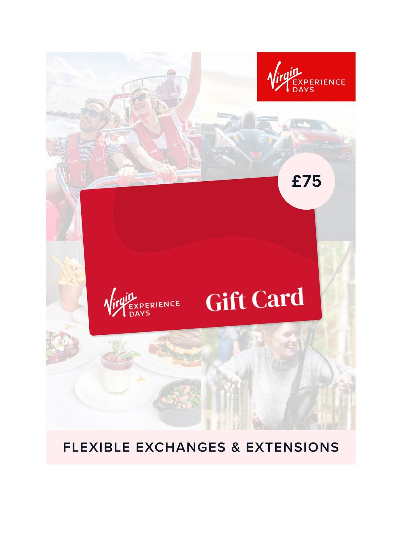 Virgin Experience Days £75 Gift Card | Very