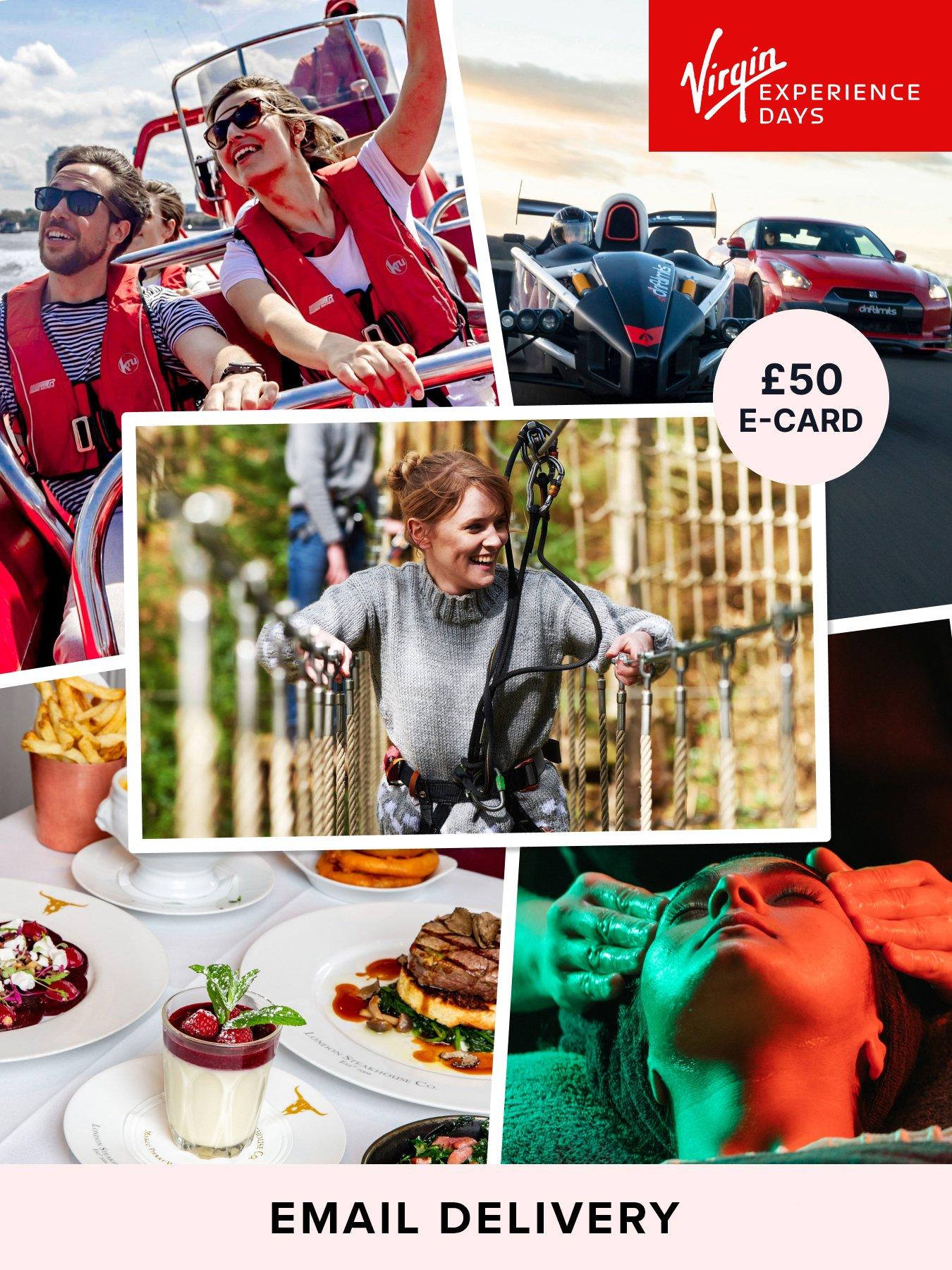 Virgin Experience Days Digital £50 Gift Card | Very