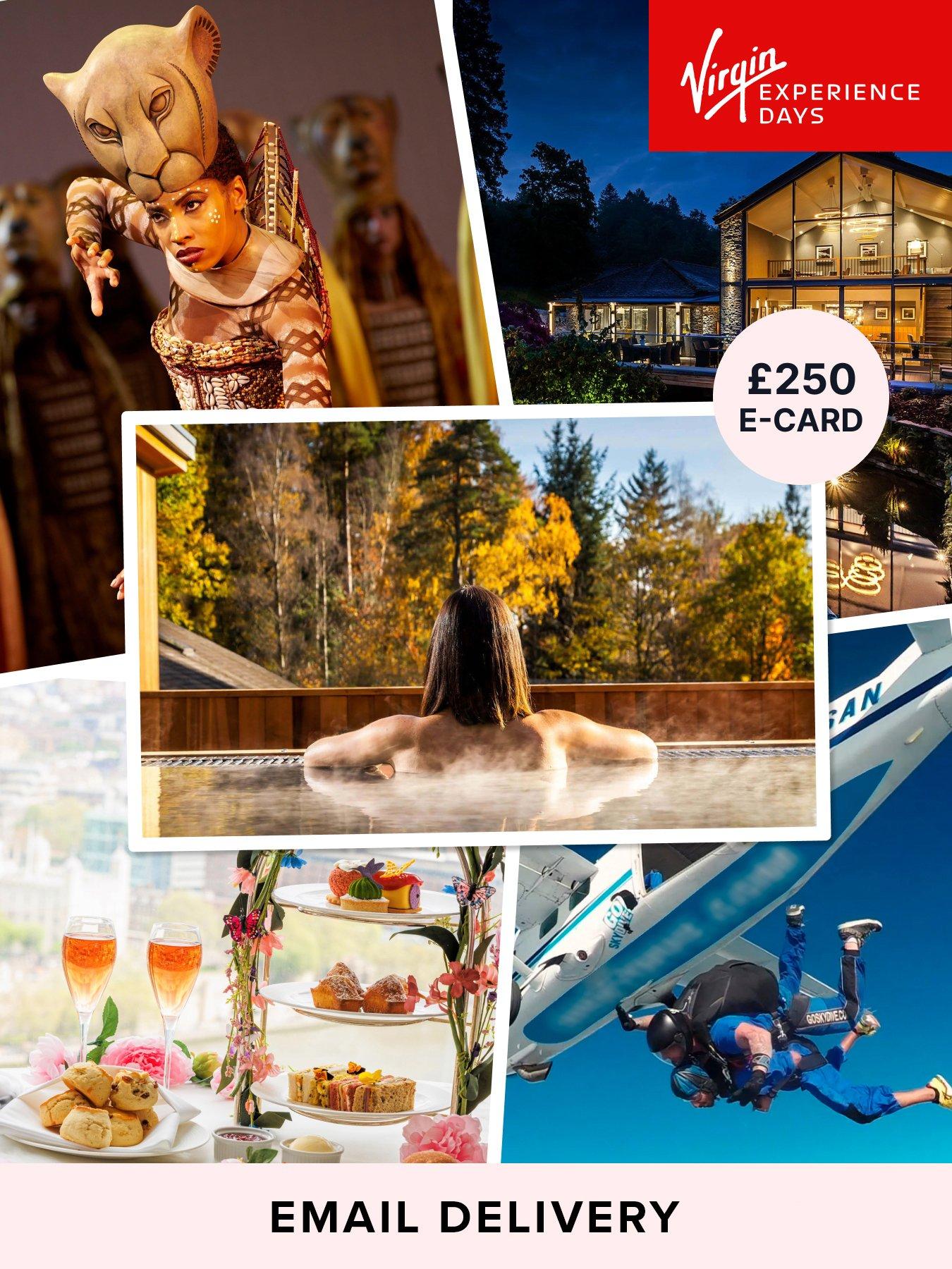 Virgin Experience Days Digital £250 Gift Card | Very