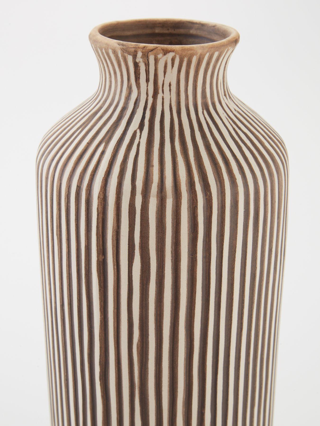 Very Home X Laura Byrnes Set of 2 Striped Vases | Very