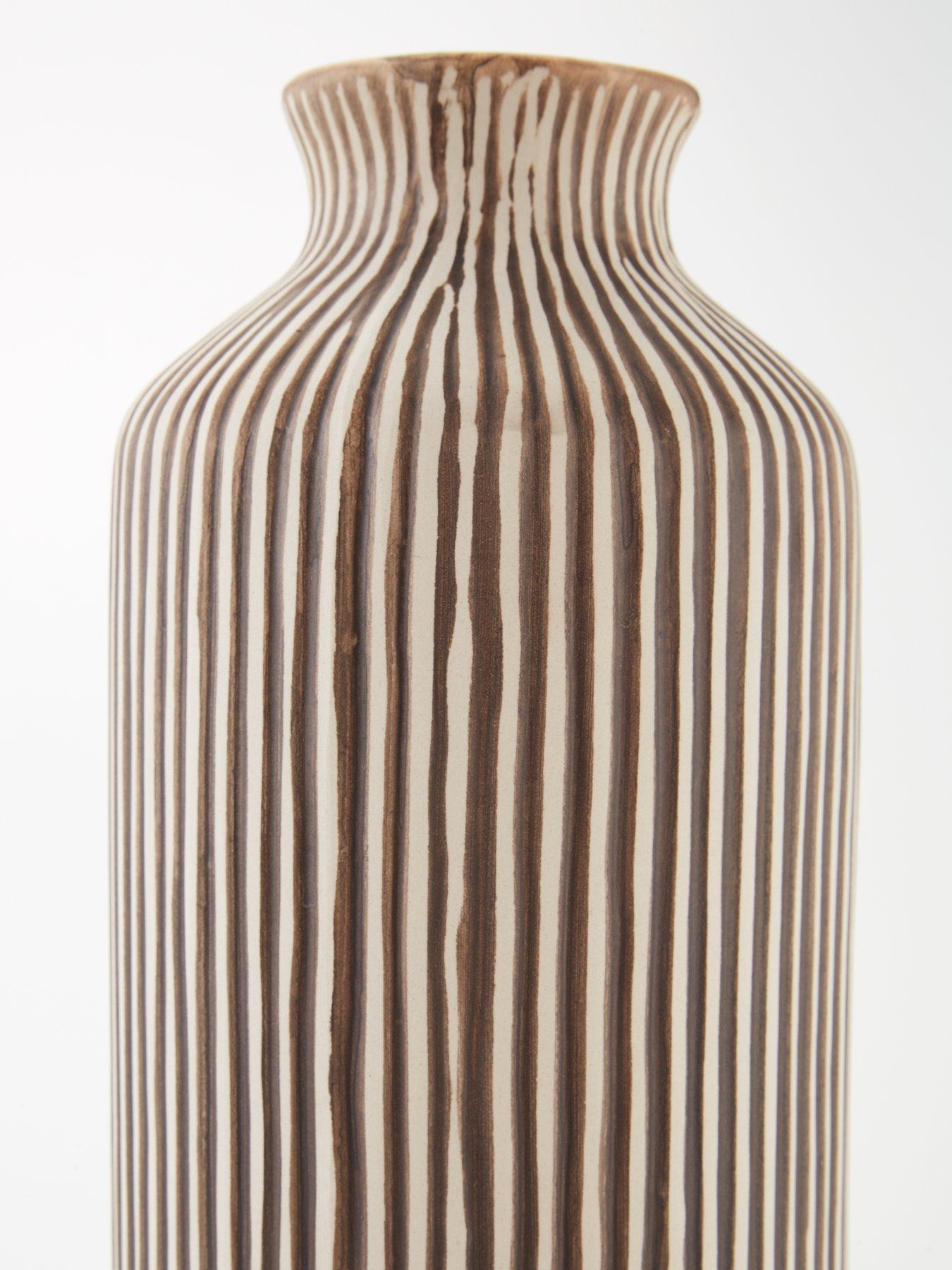 Very Home X Laura Byrnes Set of 2 Striped Vases | Very
