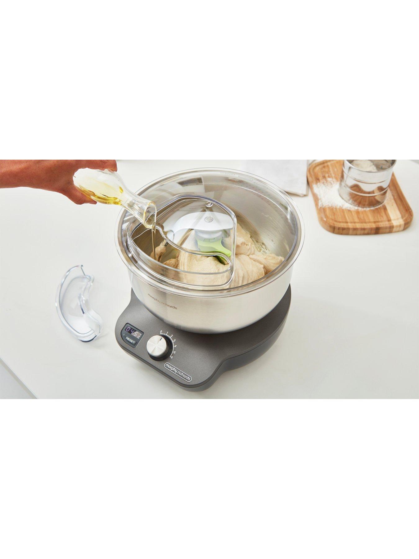 Morphy Richards MixStar 400520 Compact Stand Mixer - Grey | very.co.uk