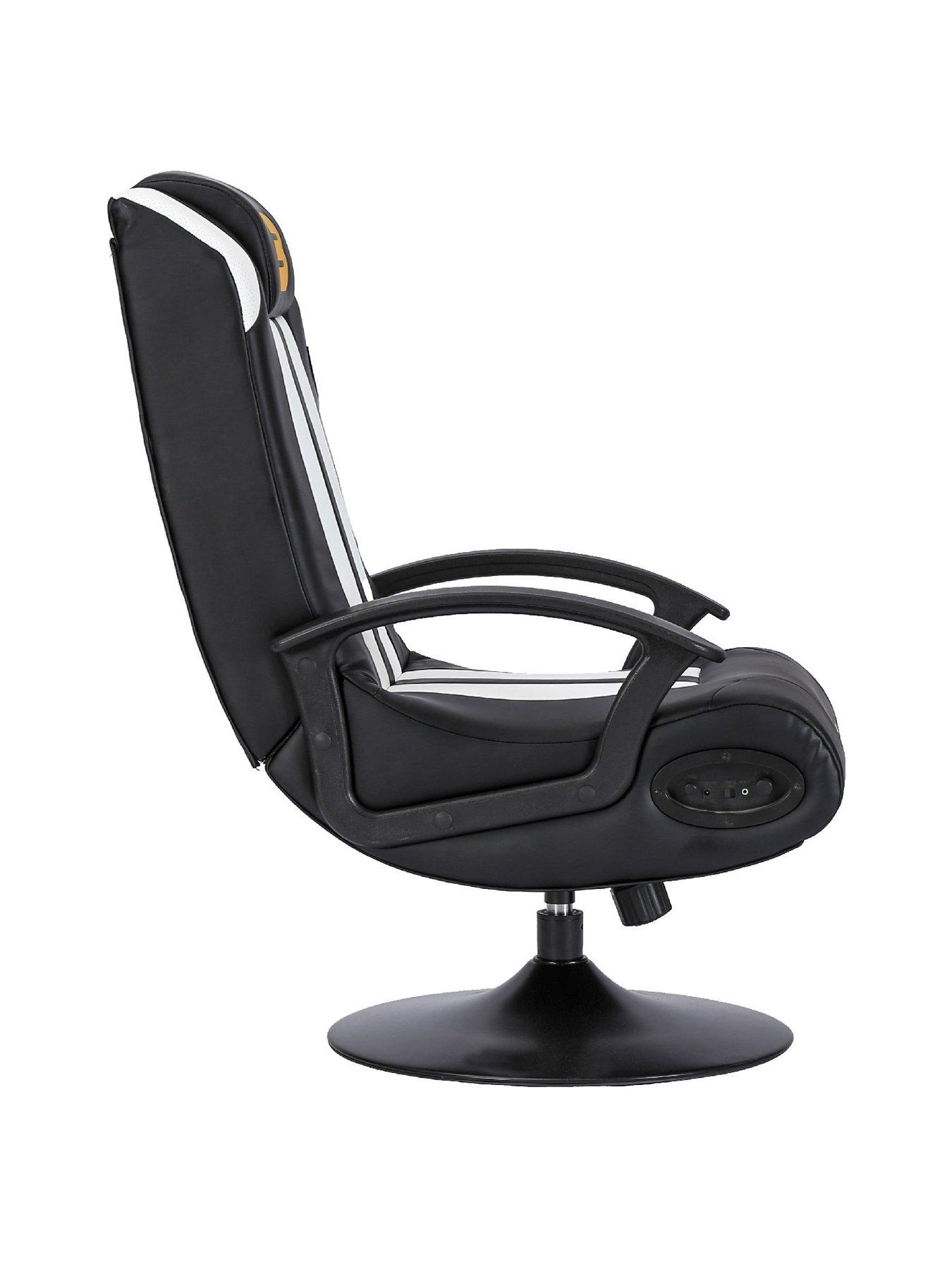 BraZen Stag 2.1 Bluetooth Surround Sound Gaming Chair - White | very.co.uk