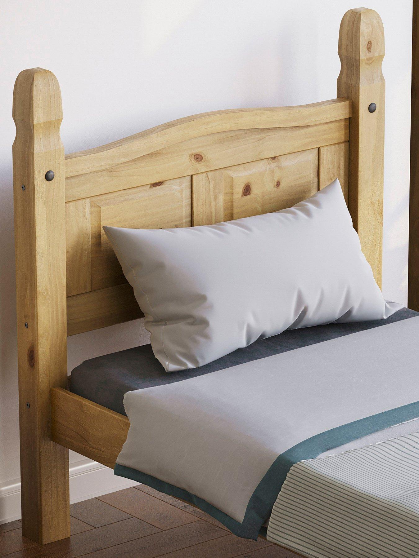 Vida Designs Corona Solid Pine Bed Frame - Low Foot End | Very