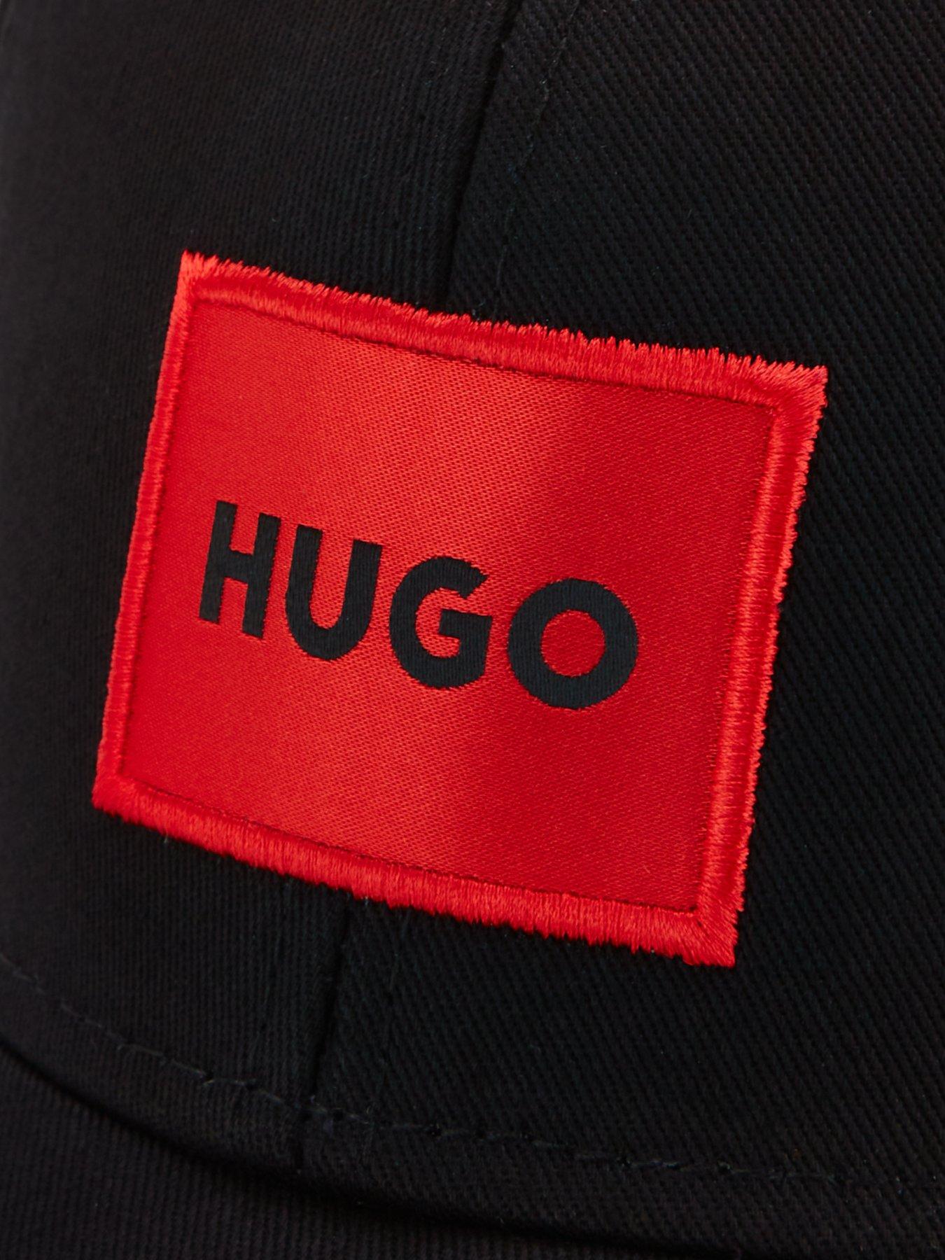 HUGO Men's X Badge Logo Cap - Black | Very