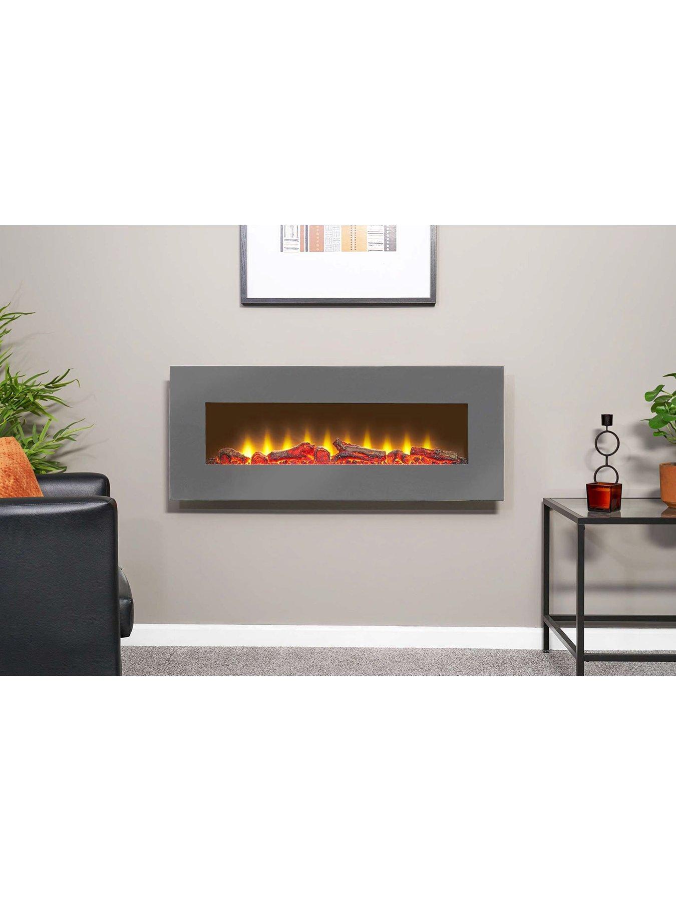 Adam Fires & Fireplaces Adam Sureflame WM-9505 Electric Wall Mounted ...