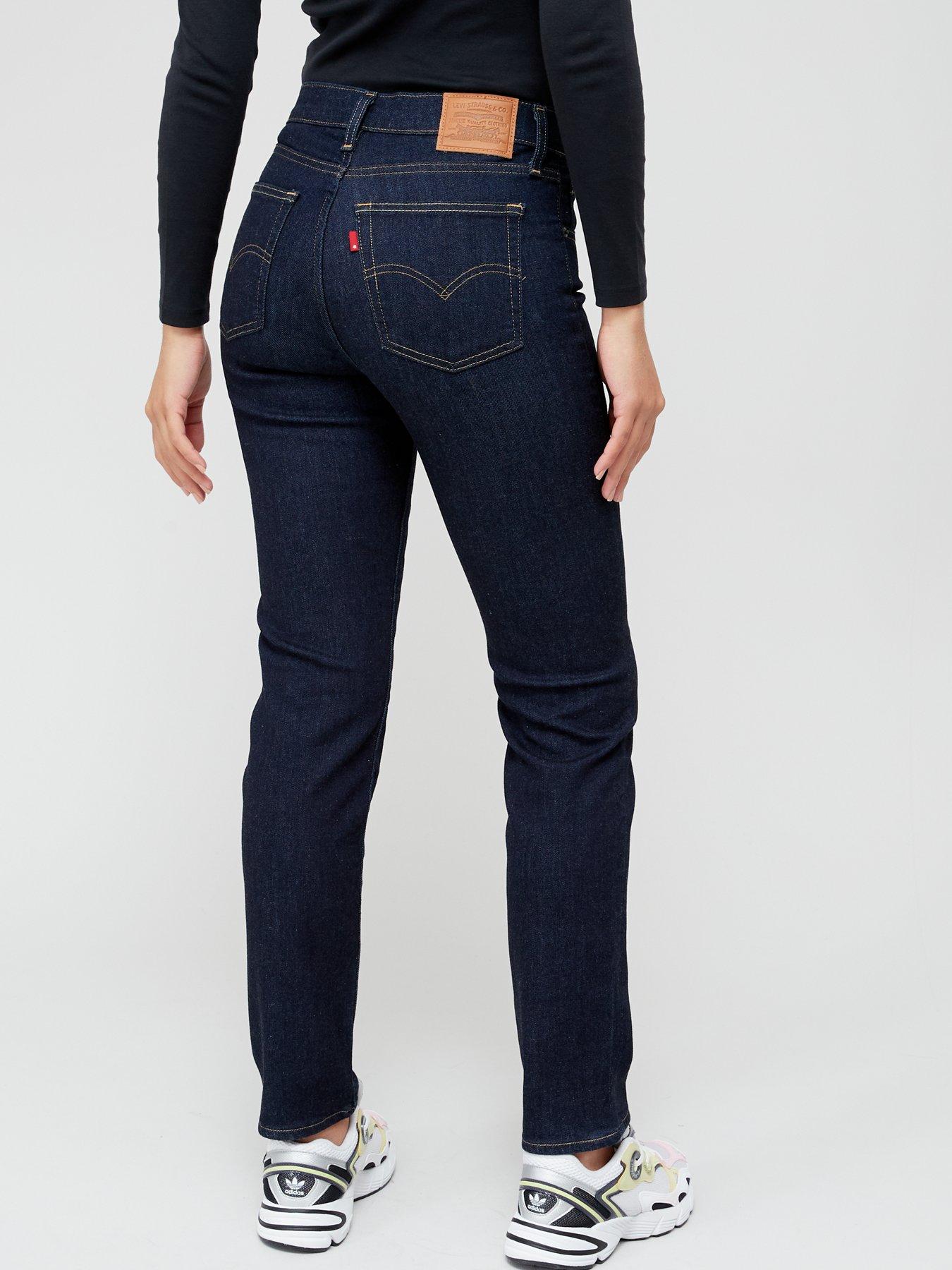Levi's 724™ High Rise Straight Jean - Blue Wave Rinse | very.co.uk
