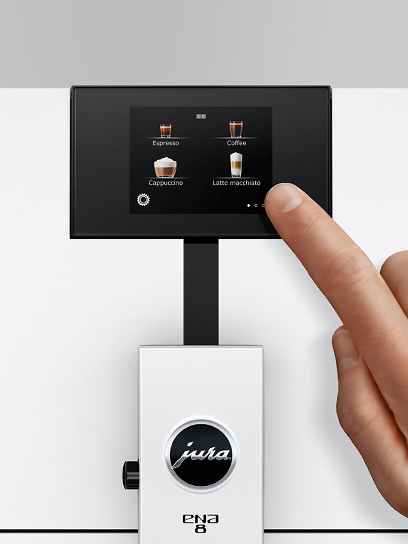 Jura Ena 8 Coffee Machine White | very.co.uk