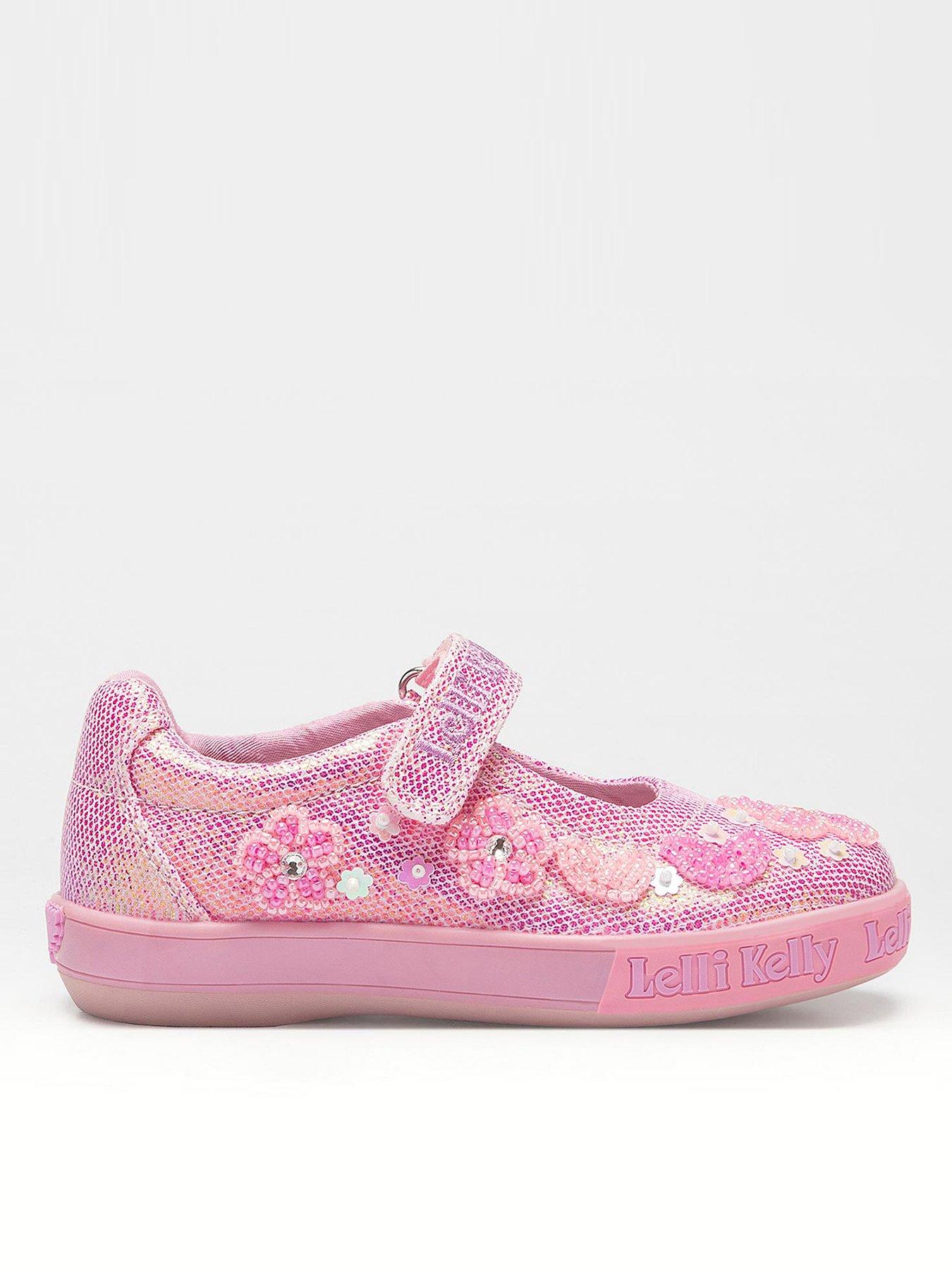 Lelli Kelly Rosie Dolly Glitter Canvas Shoe Uk