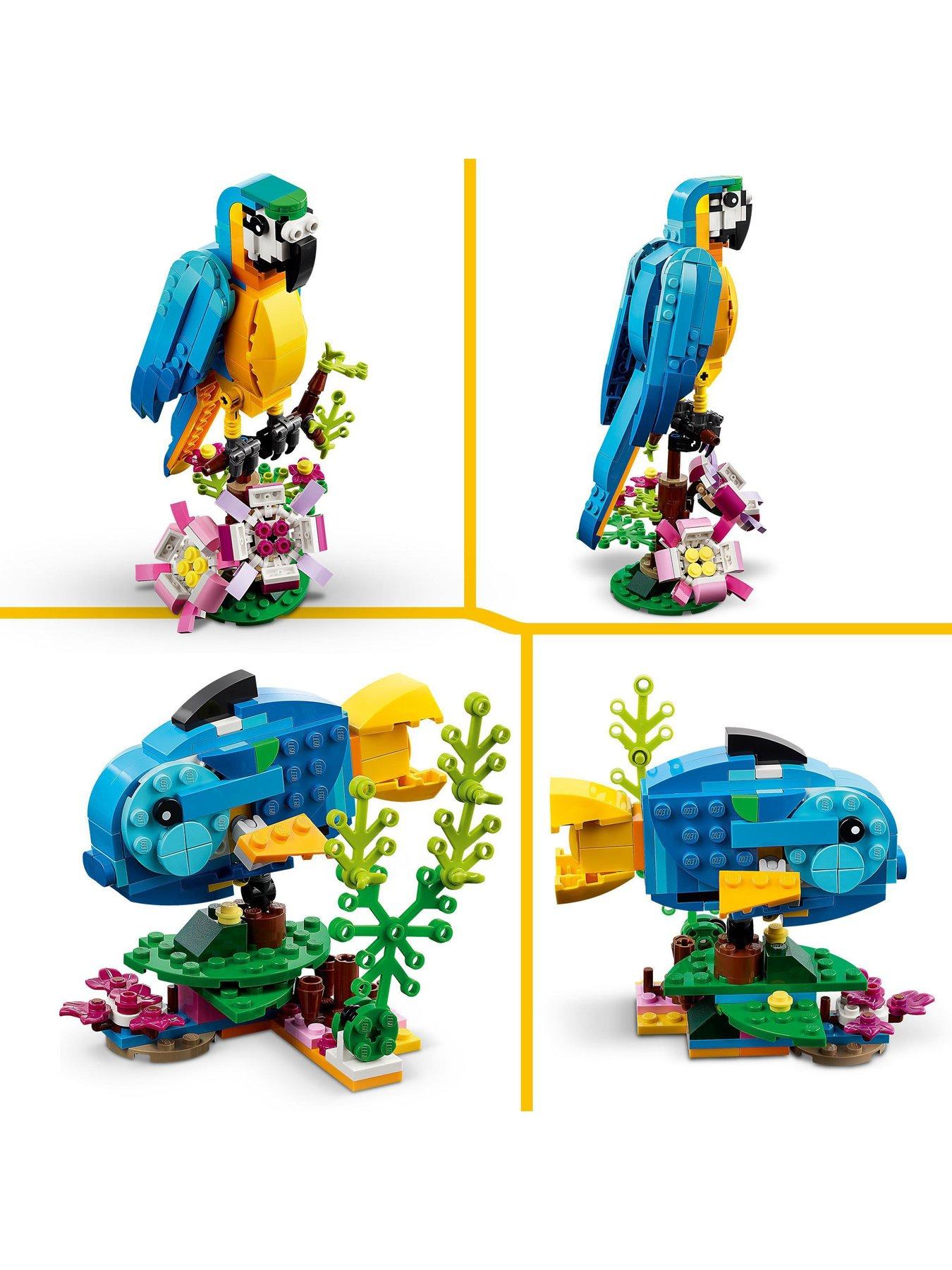 LEGO Creator 3-in-1 Exotic Parrot Building Set 31136 | Very