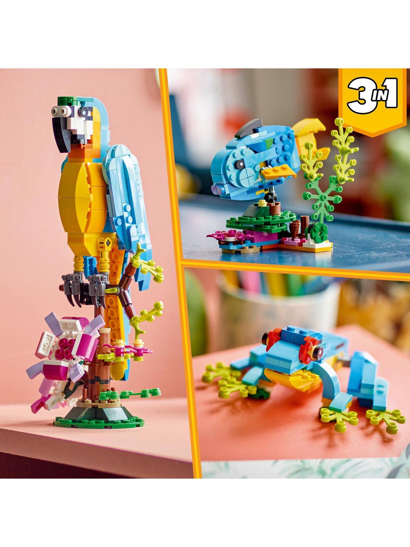 LEGO Creator 3-in-1 Exotic Parrot Building Set 31136 | Very
