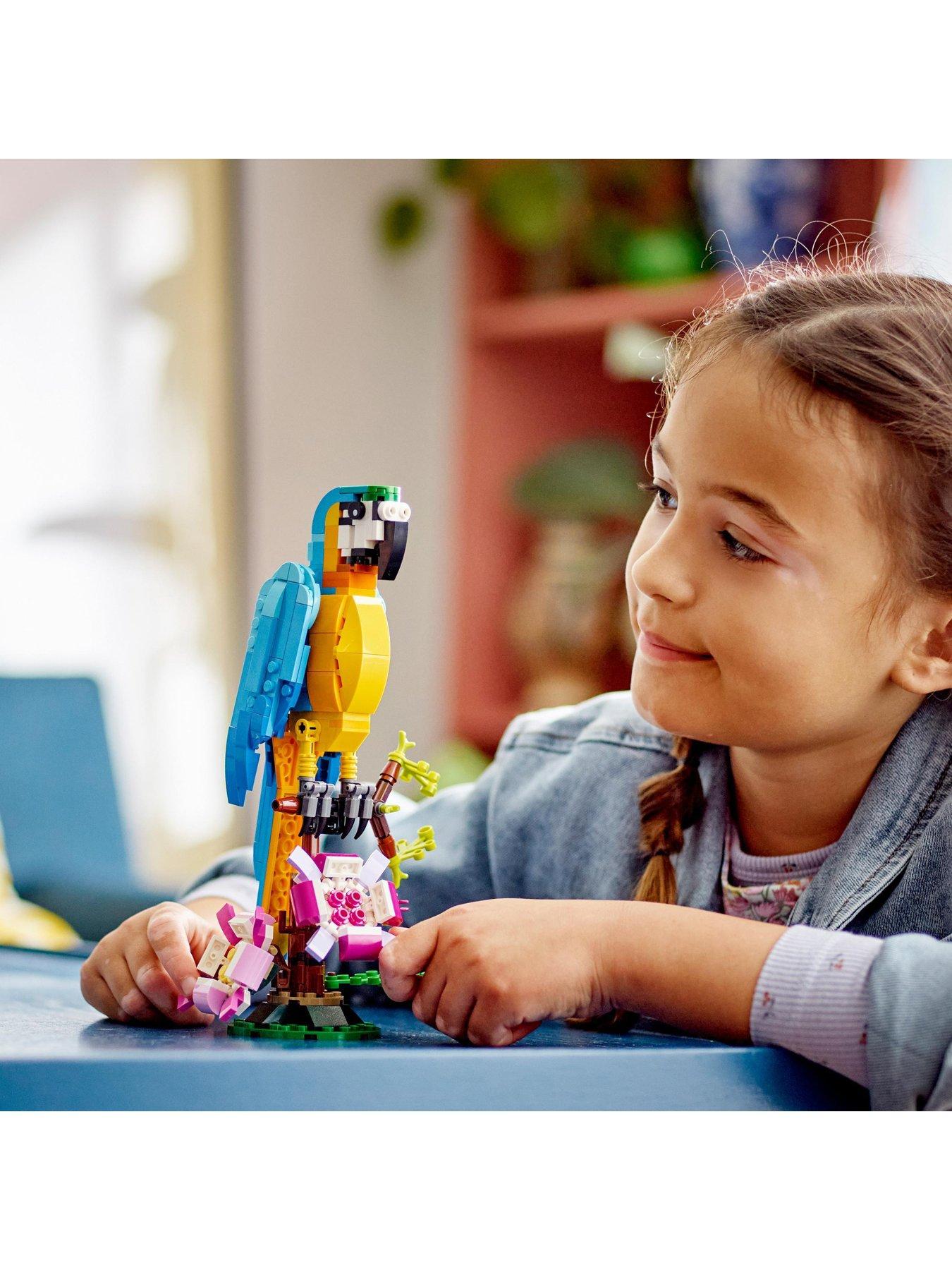 LEGO Creator 3-in-1 Exotic Parrot Building Set 31136 | Very