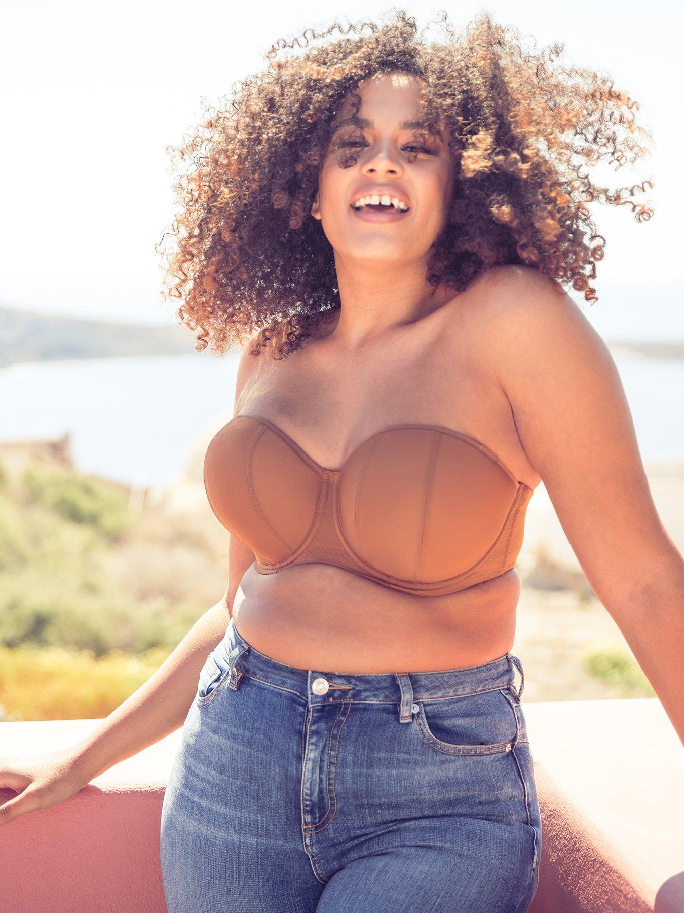 Curvy Kate Curvy Kate Luxe Multiway Strapless Moulded Bra Caramel Very