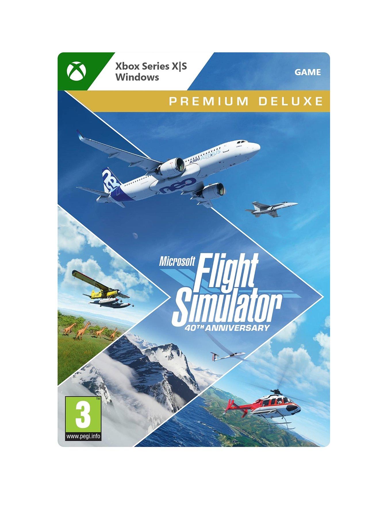 Xbox Microsoft Flight Simulator 40th Anniversary Premium: Deluxe ...
