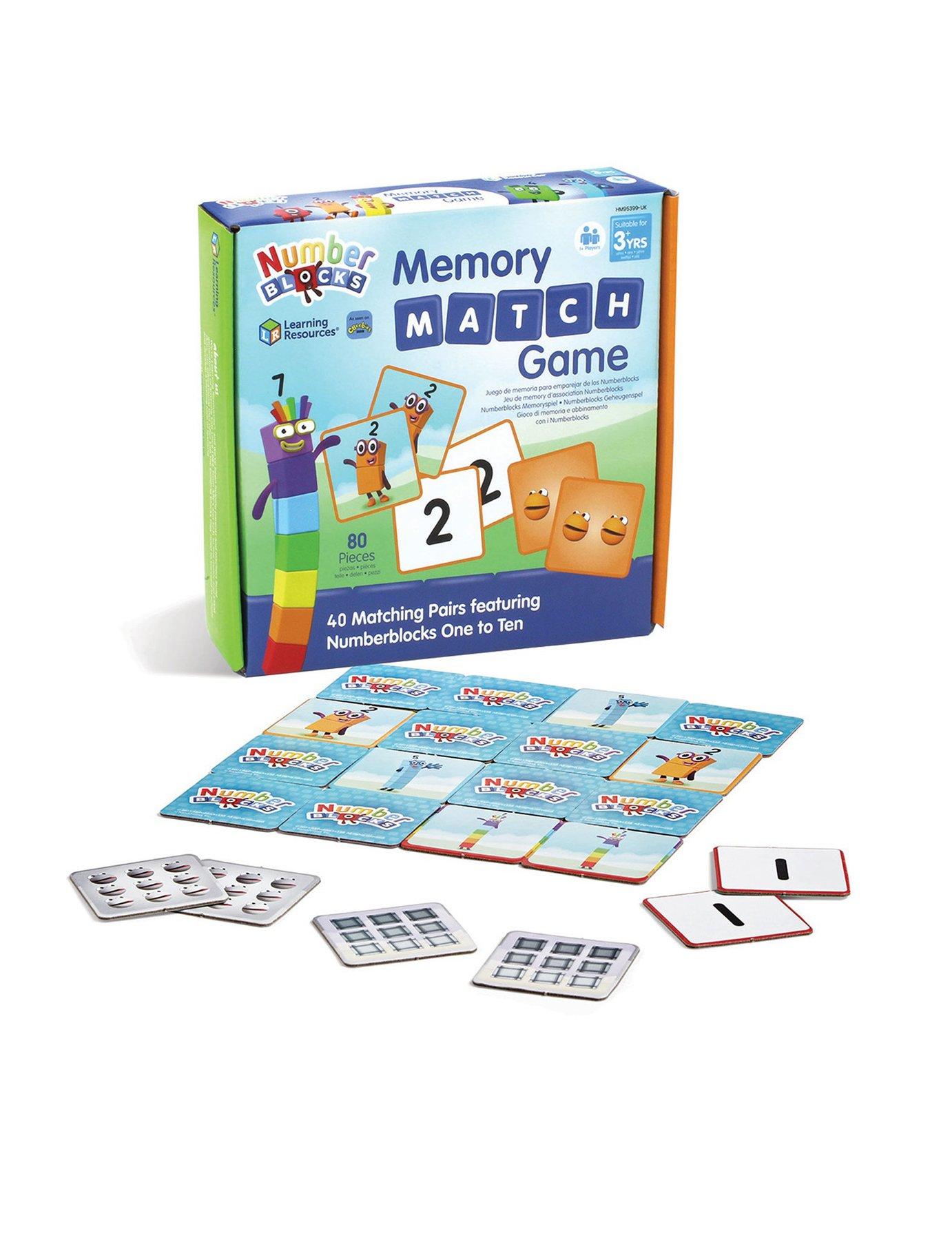 Numberblocks Memory Match Game - 80 Cards | Very