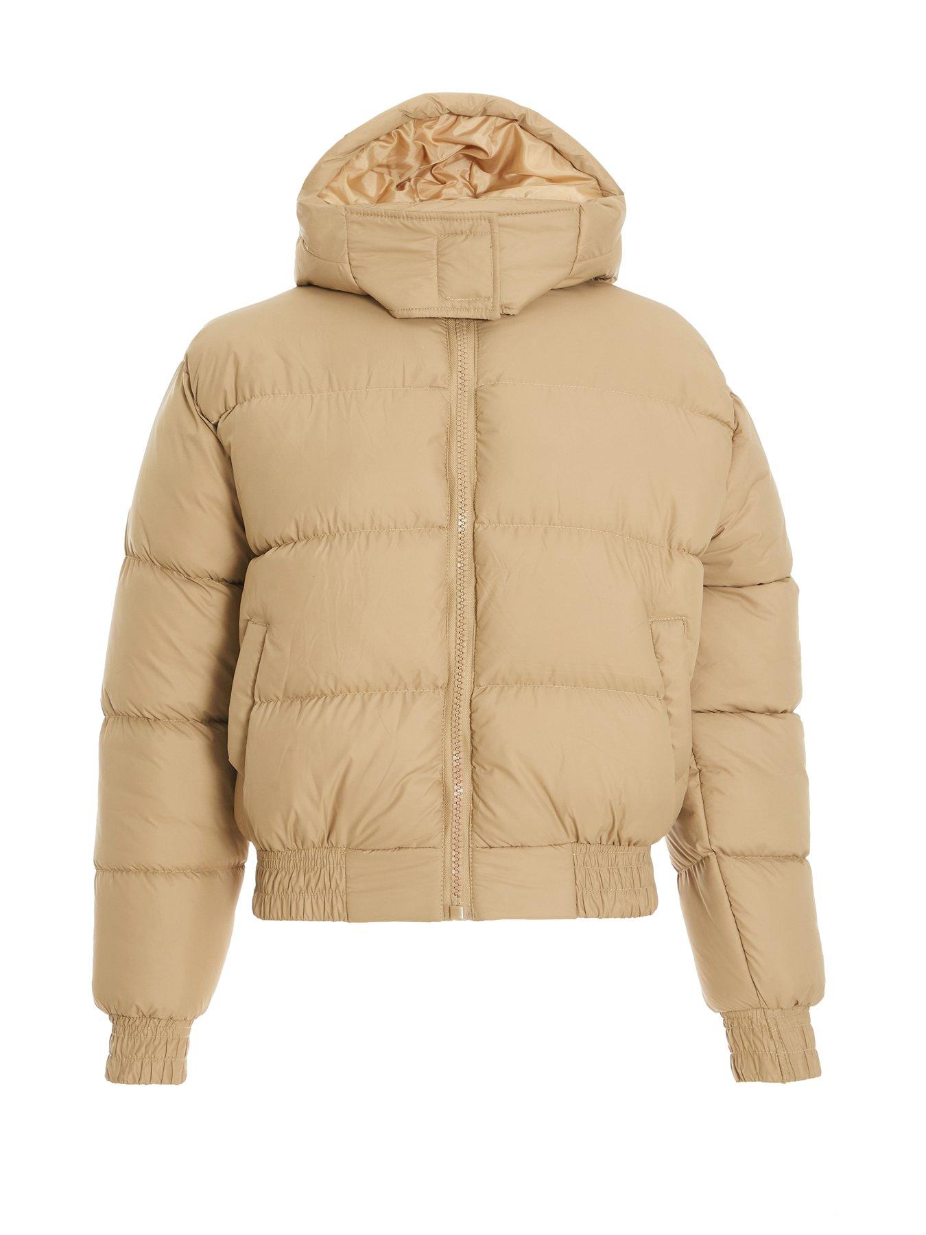 Quiz Padded Hood Jacket - Natural | Very