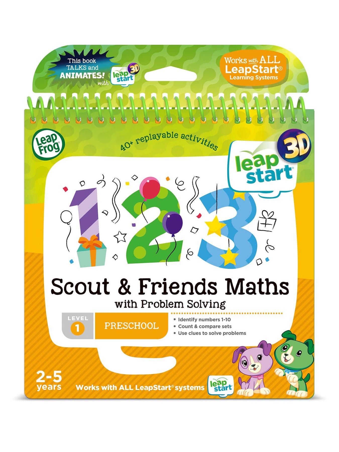 LeapFrog LeapStart Software Scout & Friends Maths Activity Book (2-5 ...
