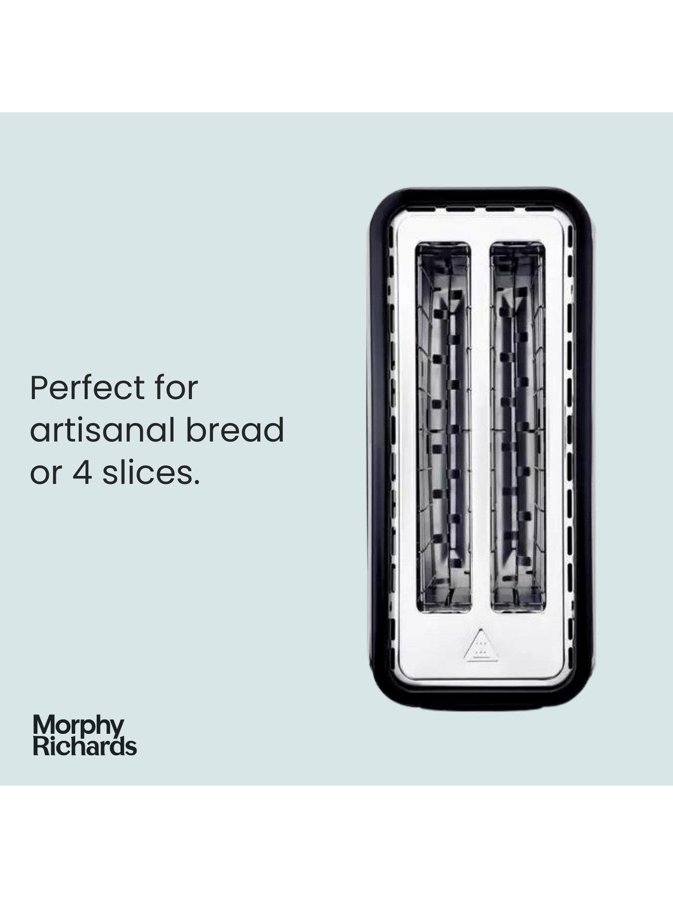 Morphy Richards Signature Matt 4-Slice, 2-Slot Toaster - Midnight Blue ...