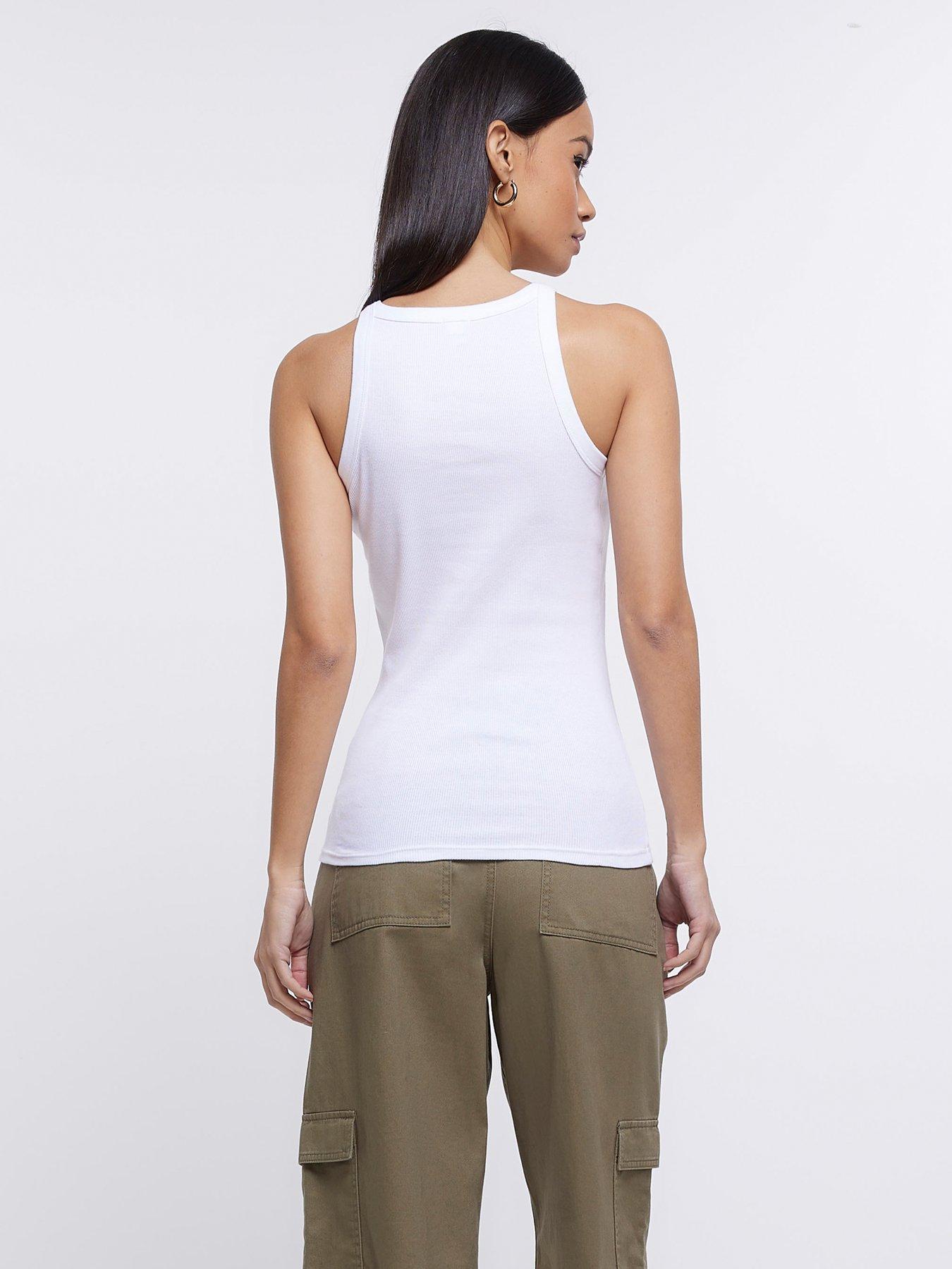 River Island Racer Vest - White | Very