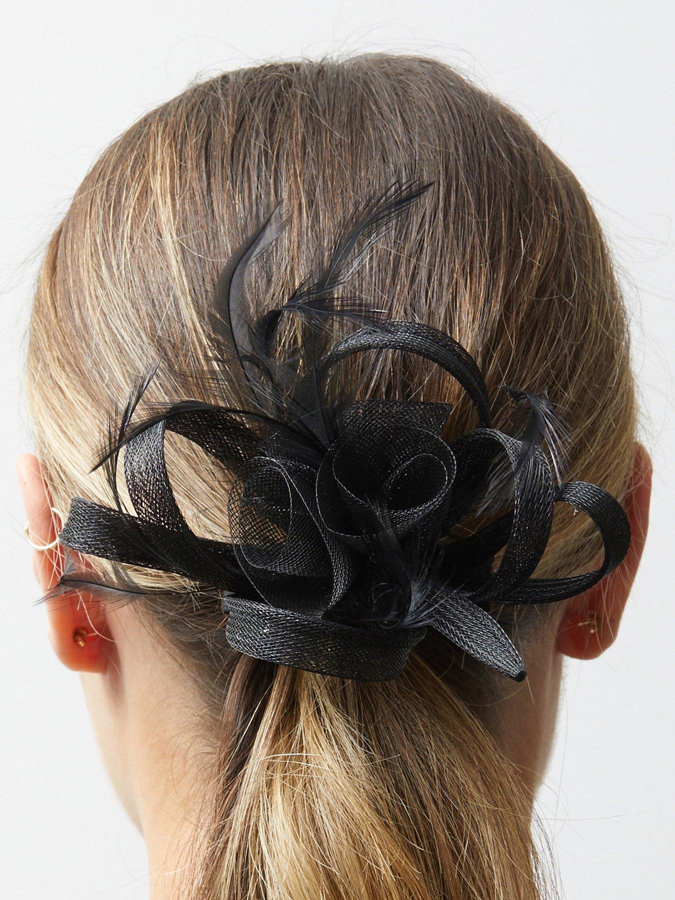 Jon Richard Black Small Fascinator | Very