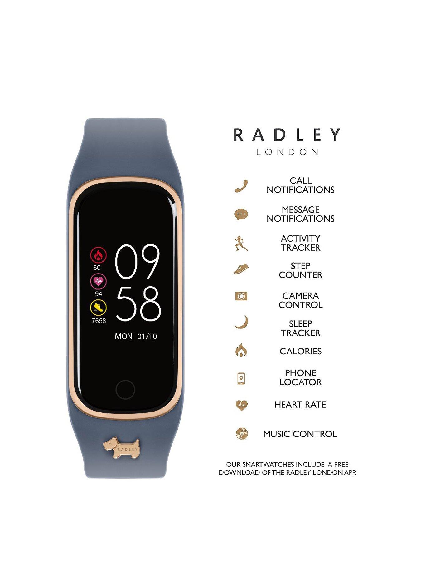Radley Ladies Series 8 Vintage Blue Silicone Strap Watch | Very