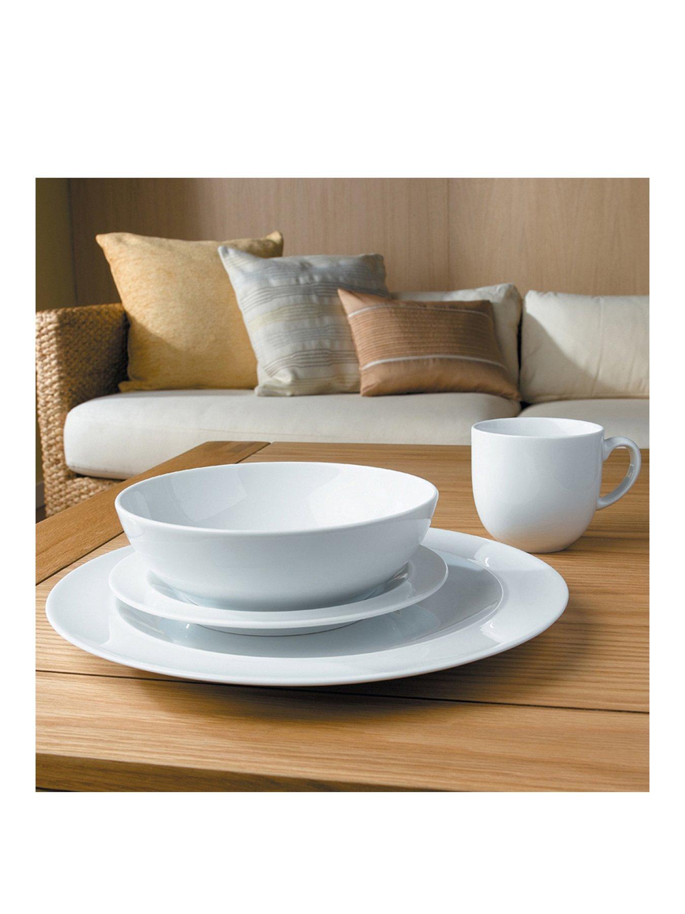 Denby White By Denby 16 Piece Dinner Set | very.co.uk