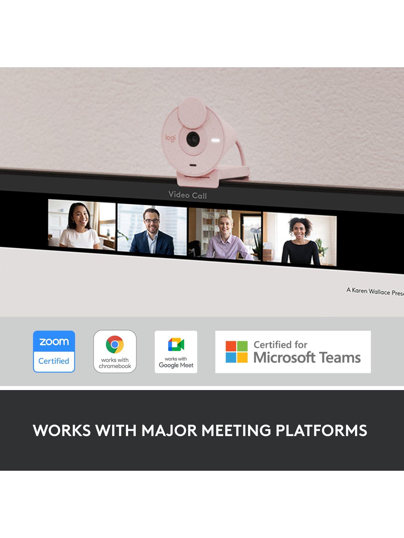 Logitech Brio 300 Full HD webcam-ROSE | Very