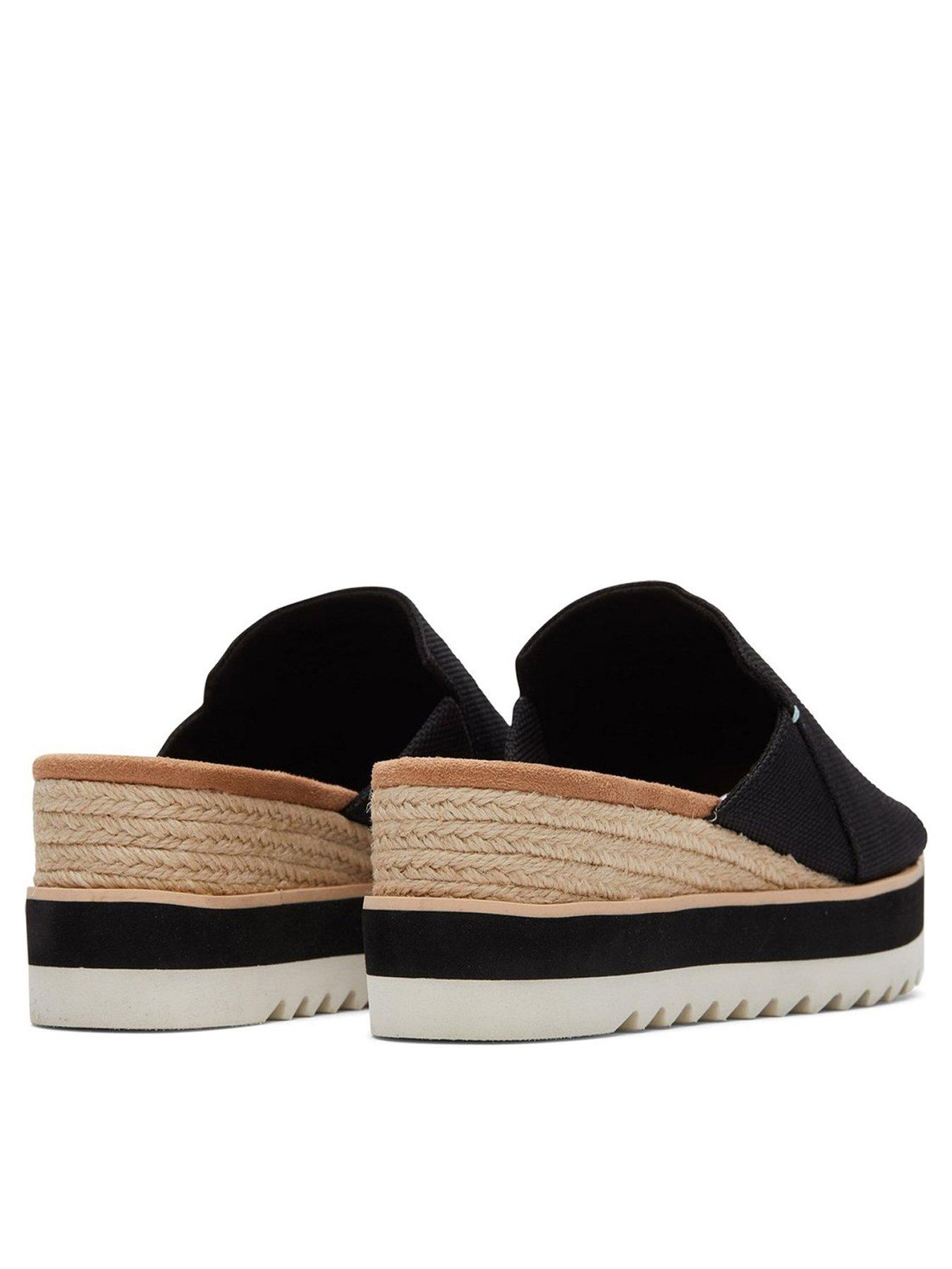 TOMS Diana Canvas Mule - Black | very.co.uk