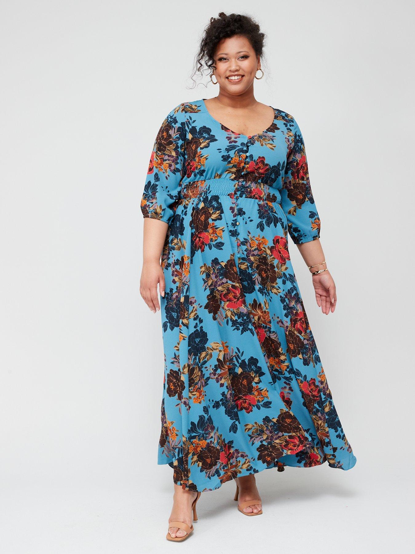 City Chic Gianna Maxi Dress - Multi | Very