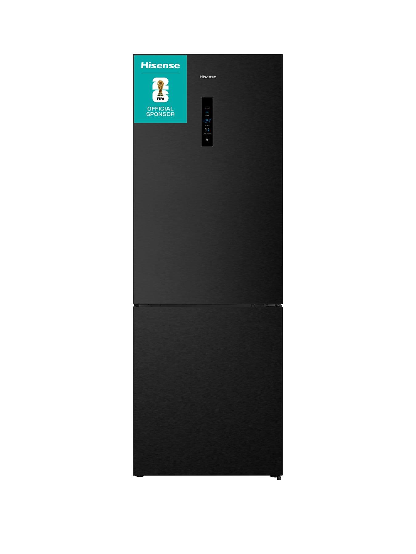 Hisense RB645N4BFE 60/40 70.4cm Frost-Free Wide Fridge Freezer - Black ...