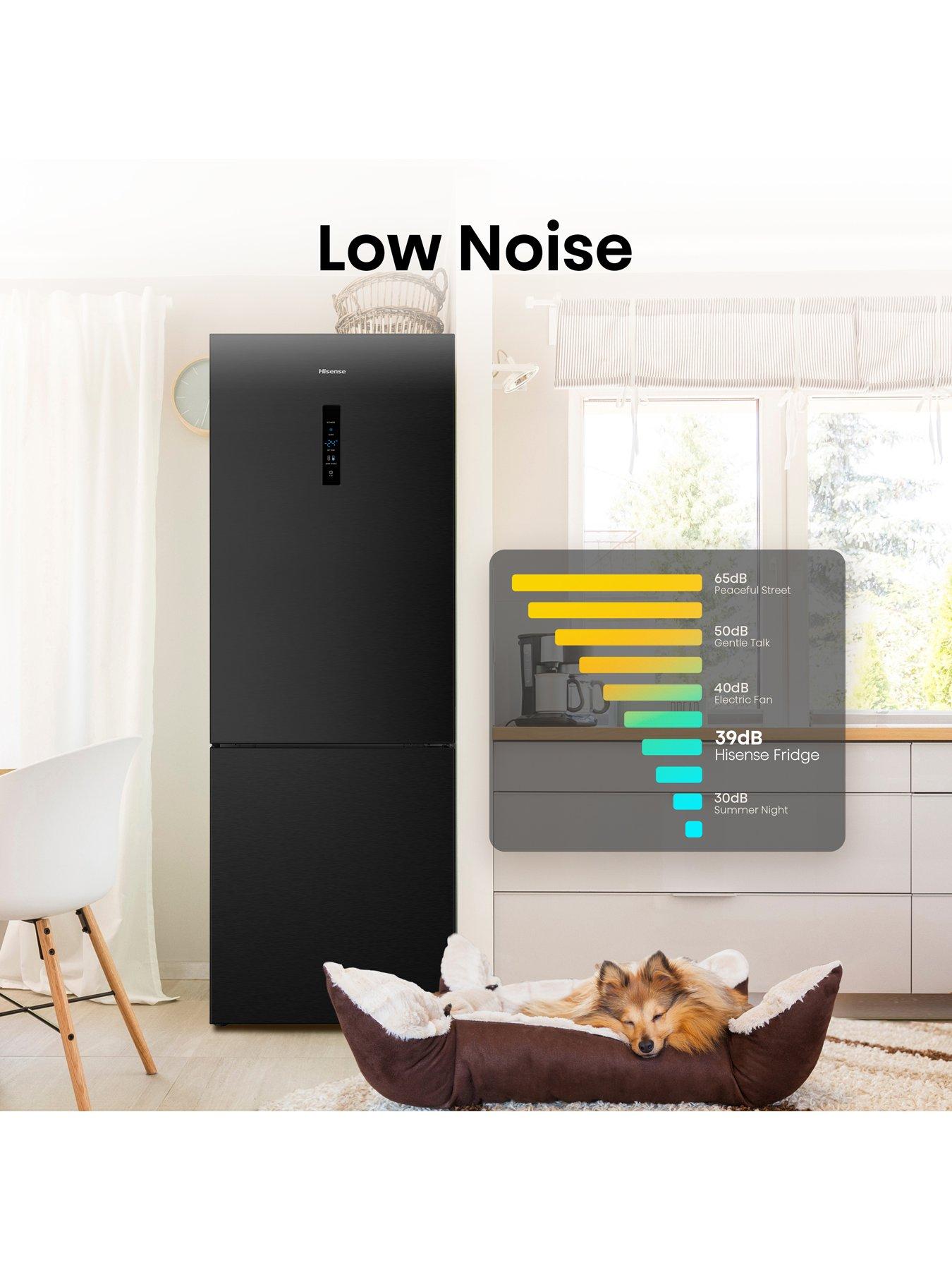 Hisense RB645N4BFE 60/40 70.4cm Frost-Free Wide Fridge Freezer - Black ...