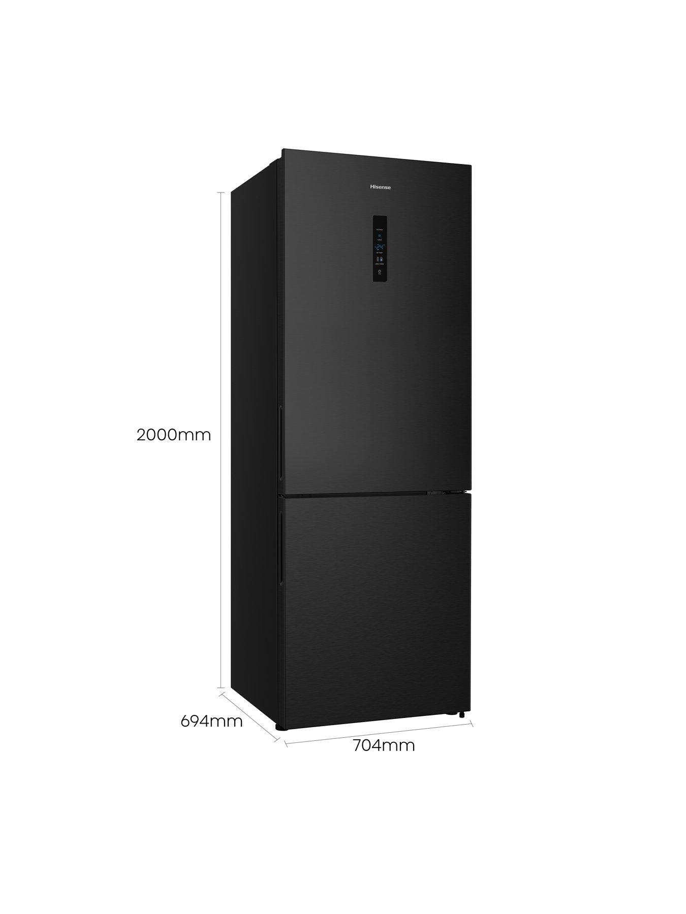 Hisense RB645N4BFE 60/40 70.4cm Frost-Free Wide Fridge Freezer - Black ...