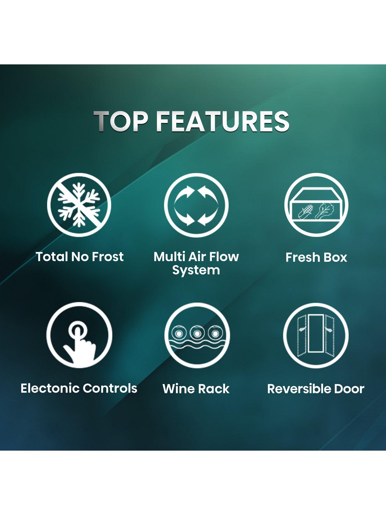 Hisense RB435N4BCE 60cm Wide 70/30 Frost-Free Fridge Freezer ...