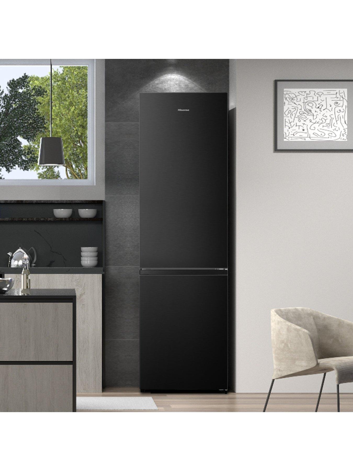 Hisense RB435N4BFE 60cm Wide 70/30 Frost-Free Fridge Freezer - Black ...