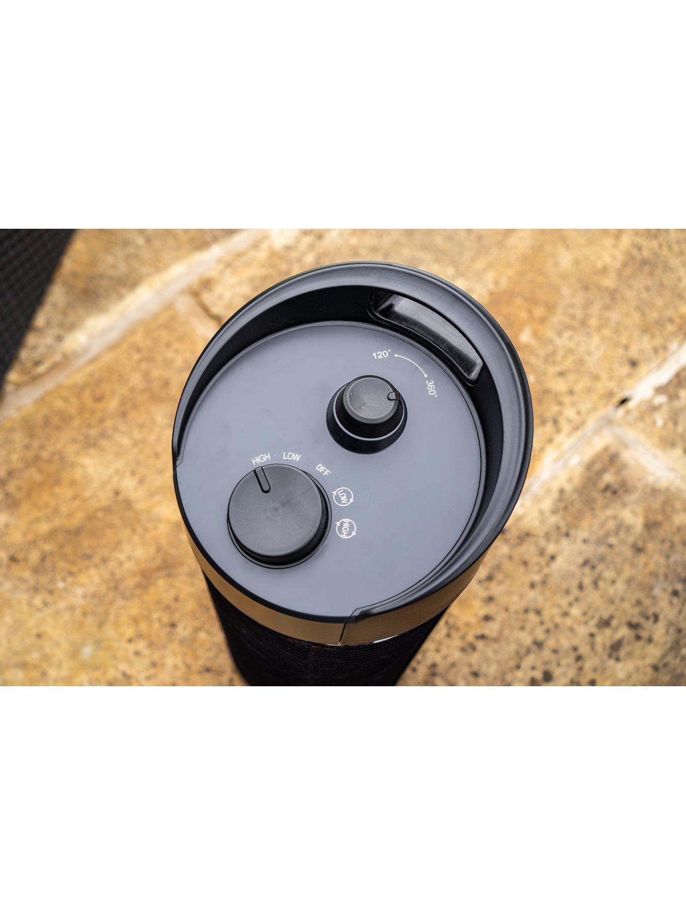 HAVANNA Grande Mojo Rotating Heater - 600/1200W Carbon Fibre | Very