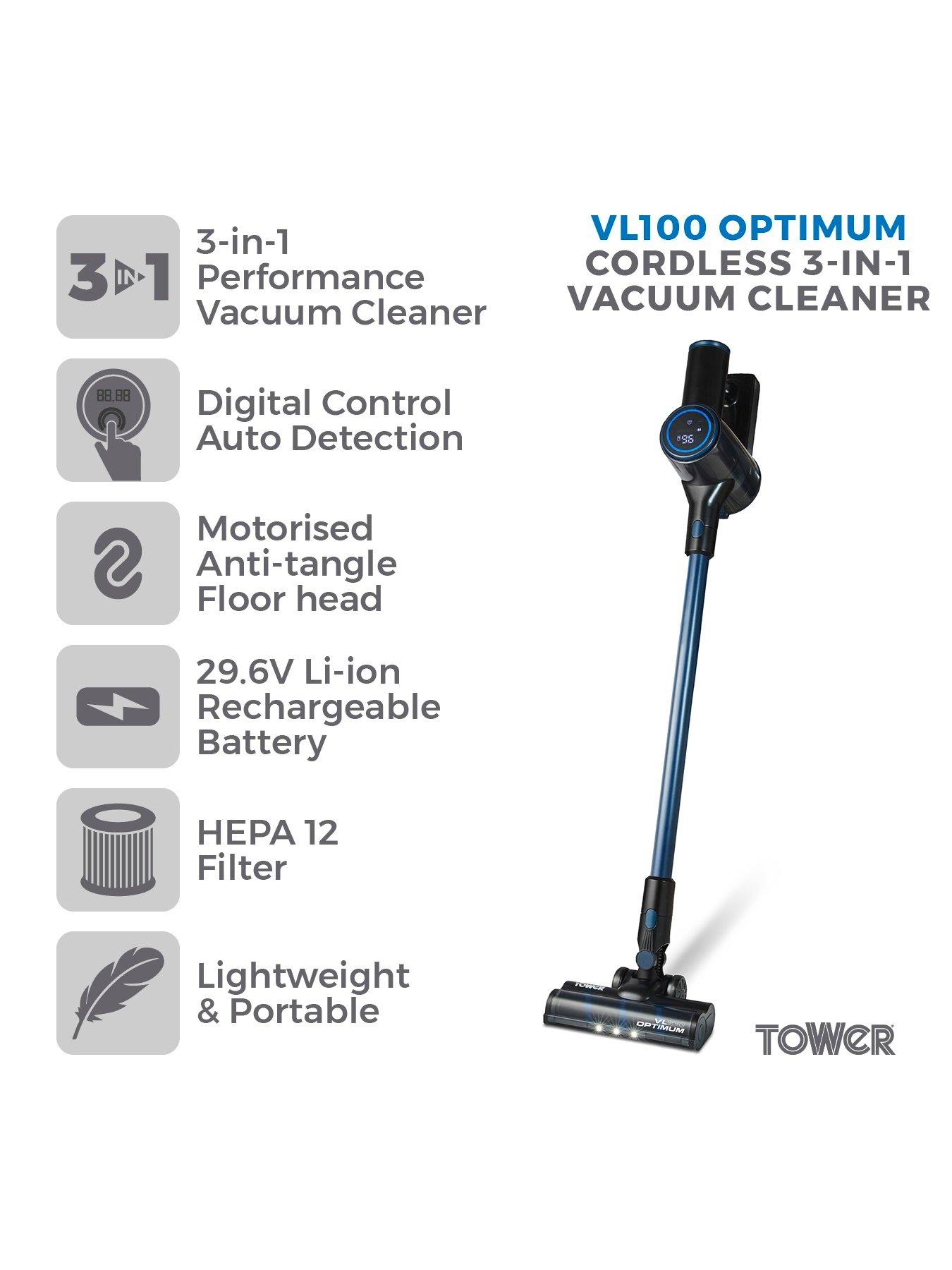 Tower VL100 Optimum Digital Anti-Tangle Vacuum Cleaner | very.co.uk