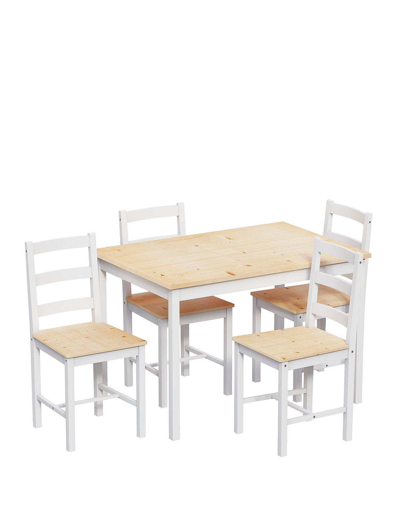 Vida Designs Yorkshire 4 Seater Dining Set | Very