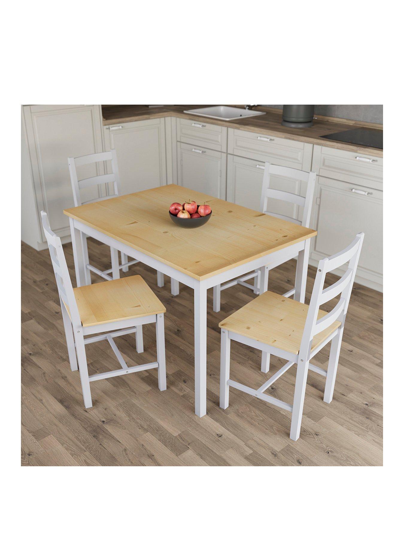 Vida Designs Yorkshire 4 Seater Dining Set | Very