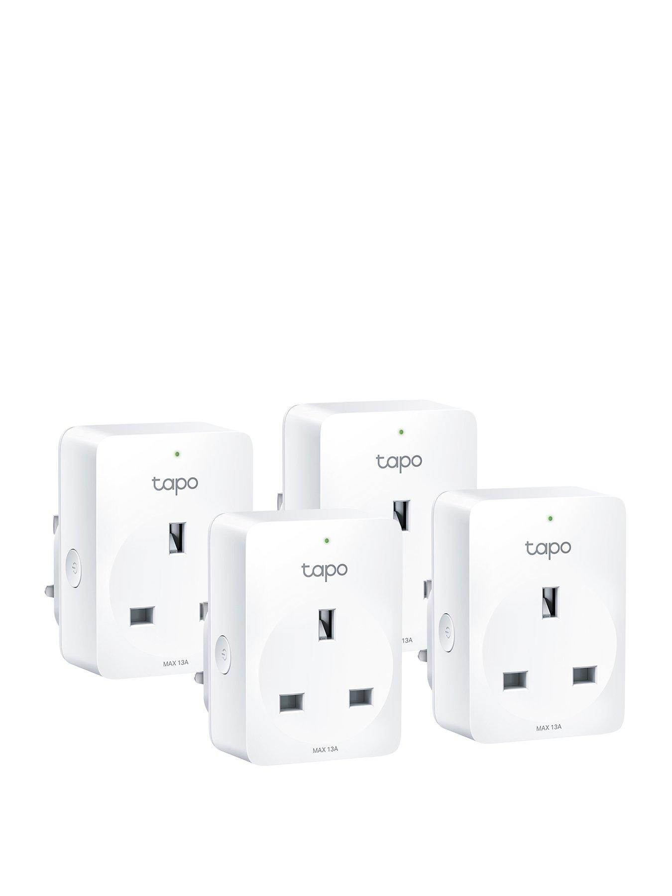 TP Link Tapo P110 Smart Socket with Energy Monitoring (4-Pack) | Very
