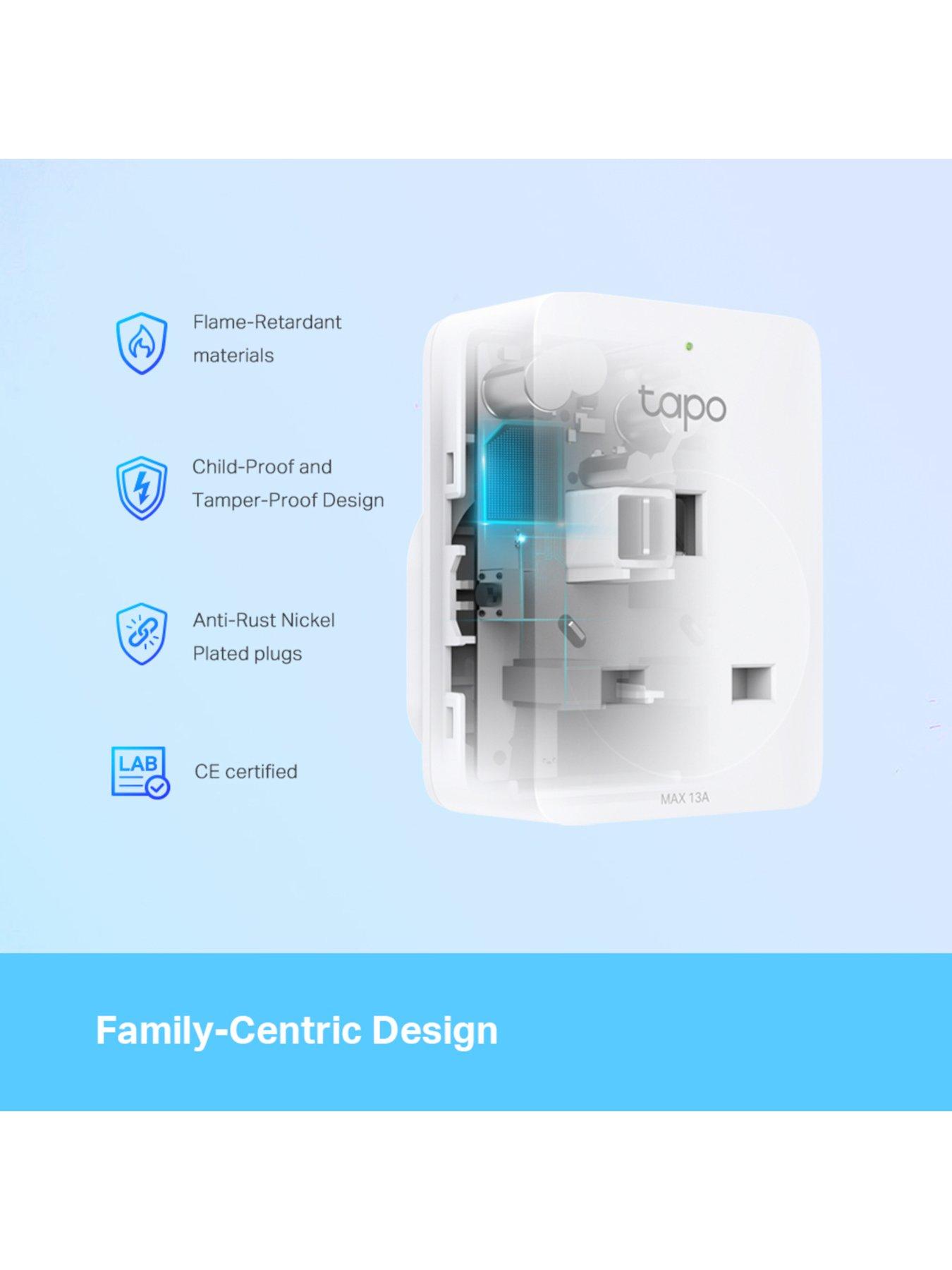 TP Link Tapo P110 Smart Socket with Energy Monitoring (4-Pack) | Very